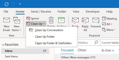 Cleaning up Conversations in Outlook – buckleyPLANET