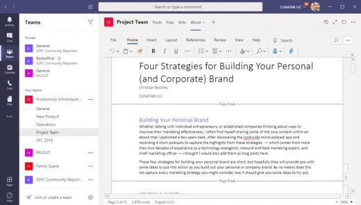 Adding Documents as Tabs in Microsoft Teams – buckleyPLANET