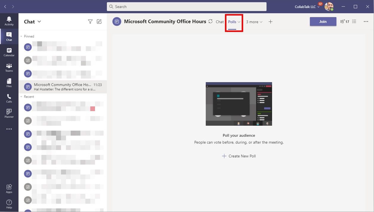 Gathering Feedback with Polls in Microsoft Teams – buckleyPLANET
