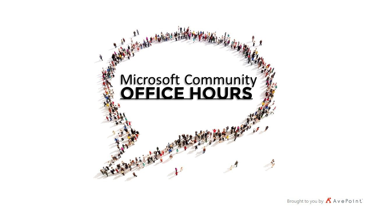 Microsoft Community Office Hours, Episode 57 – buckleyPLANET
